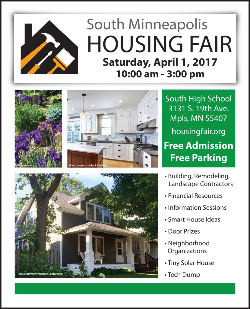 South Minneapolis Housing Fair April 1st - LandCraft